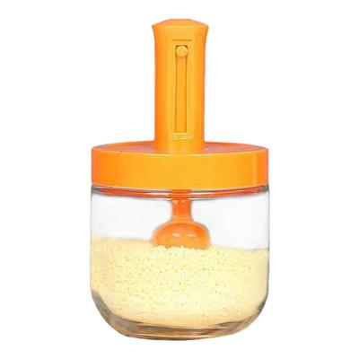 伸缩调料罐勺盖一体调料盒厨房