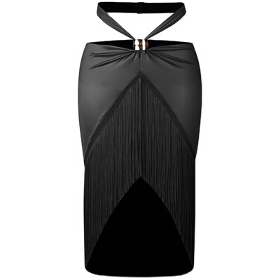 ZYM【旋转迷雾】半身裙高级感拉丁舞练功服夏天女加密流苏2449
