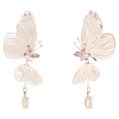 蝴蝶耳环耳钉耳环耳夹高级感女