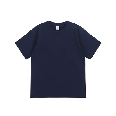 乌梅葡萄紫t恤男款夏季重磅新疆棉短袖正肩圆领美式复古情侣半袖