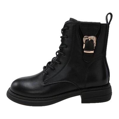 诺贝达时尚百搭马丁靴