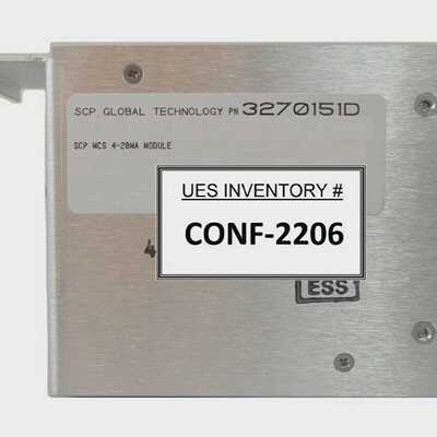 SCP Global Technology 3270151D MCS 4-20MA 模块 Santa Clara