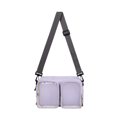 Qminica痛包17cm娃娃包斜挎大容量单肩斜挎包多功能邮差包