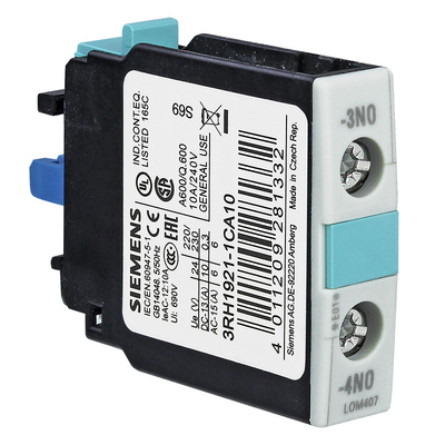 西门子辅助触头3RH1921-1CA01/5921-1CA10/1DA11/1HA22/1FA22 EA1