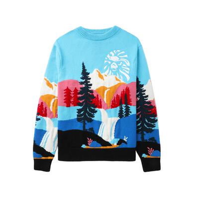 刺绣提花针织毛衣BAPE