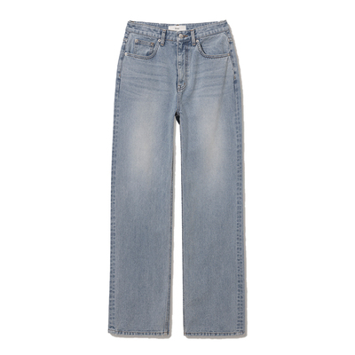 Dunst微宽松阔腿牛仔裤休闲长裤