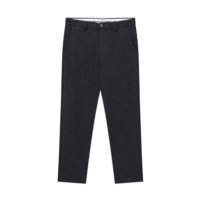 JDV商场同款灰色直筒九分裤