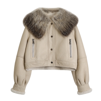 皮毛一体111111111银狐轻奢