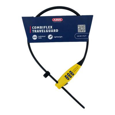 德国ABUS自行车锁Combiflex TravelGuard便携迷你旅行头盔扎带锁