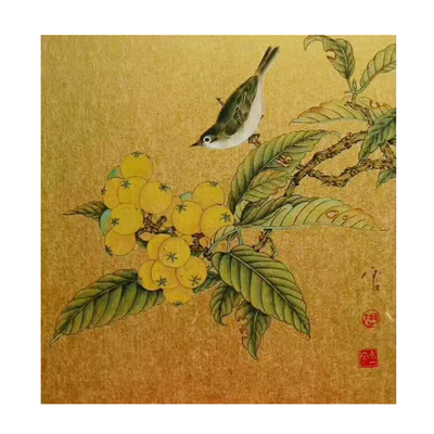 金潜纸熟宣工笔画小楷书法