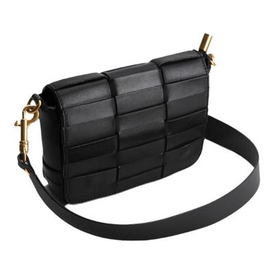 秋季新款头层牛皮小众风编织包