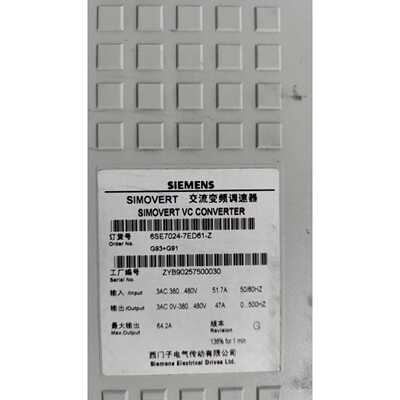 【请询价】SIMOVERT交流变频调速器型号6SE70247