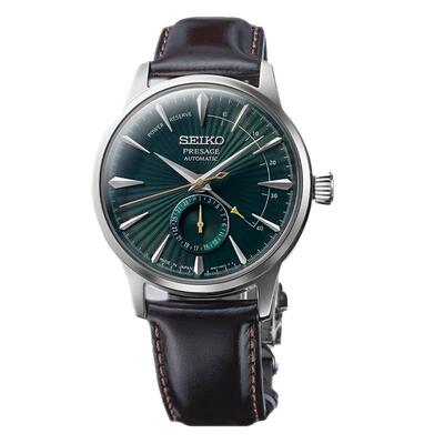 【自营】SEIKO精工手表男鸡尾酒经典休闲机械皮带男表SSA459J1