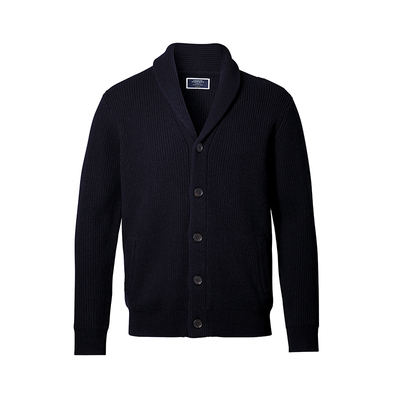 CHARLES羊毛披肩领针织开衫