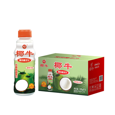 【家庭分享大瓶装】椰牛经典果肉椰子汁营养椰汁整箱-店内直播