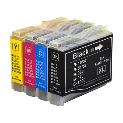 MAG适用兄弟MFC-240C MFC-3360C 230C 465CN 265C打印机墨盒DCP-130C 135C 155C FAX-2480C墨盒LC960BK油墨水