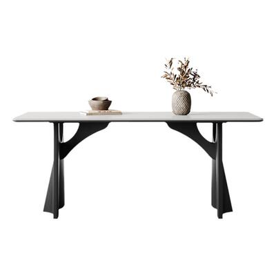 奥古斯特飞鸦餐桌黑色实木