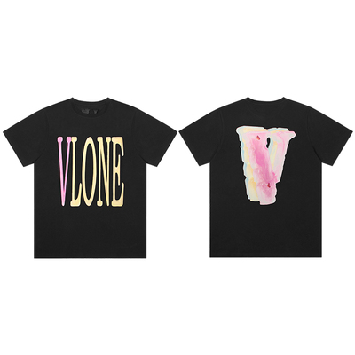 VLONE STAPLE系列 撞色大LOGO印花短袖美式街头潮牌T恤 男女同款