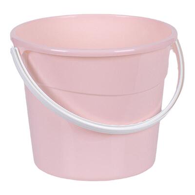 加厚水桶茶花手提式塑料