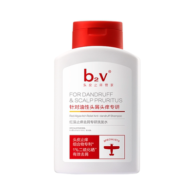 b2v红藻止痒去屑二硫化硒洗发水
