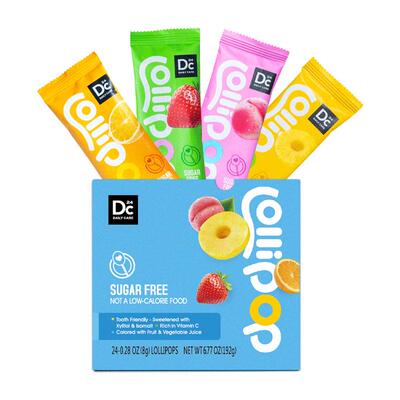 VC膳食纤维不易致龋棒棒糖混合装