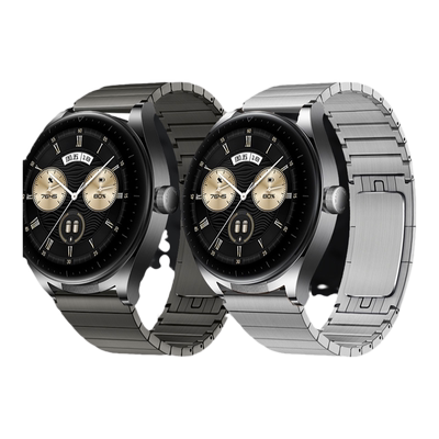 适用华为Watchbuds手表watch5表带GT3/GT5手表荣耀Magic2智能Watch3pro new男款2E钢保时捷GS通用22金属钢带