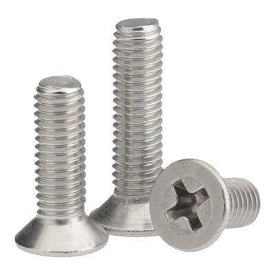 304不锈钢沉头十字机螺钉