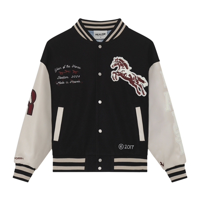 Realism美式复古棒球衫马年限定