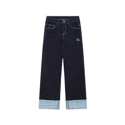 F383拉链长裤牛仔四季可穿