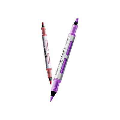 马利双头软头丙烯马克笔48色