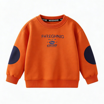 男童春秋圆领卫衣中大童打底衫