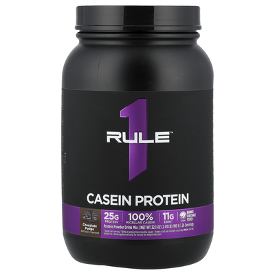 Rule One Proteins,R1 Casein, Protein Powder Drink Mix, Vanil