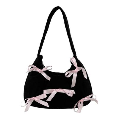 CQ结小众设计腋下包女甜美个性单肩包尼龙饺子包大容量