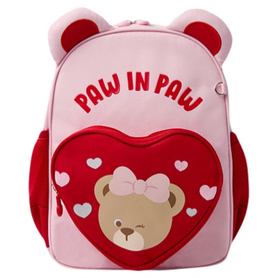 PawinPaw卡通小熊童装26年春夏季新款男女宝宝大容量书包双肩包