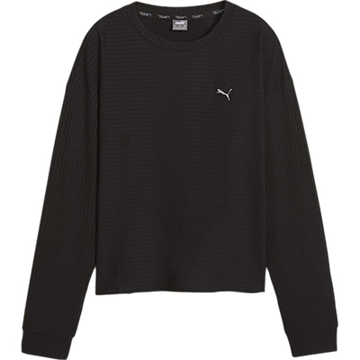 Puma/彪马正品UNWIND女士运动针织圆领套头透气休闲长袖524865-01