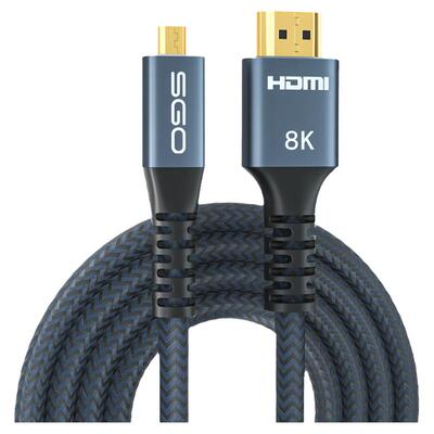 斯格microhdmi转接线2.1投屏线