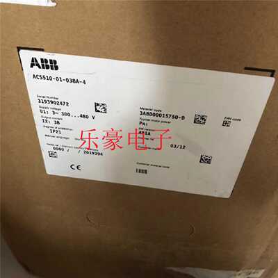 议价全新原装ABBacs580系列变频器ACS580-01-062A-4轻载30KW/重载
