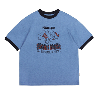 Secondorder短袖日系竹节棉T恤