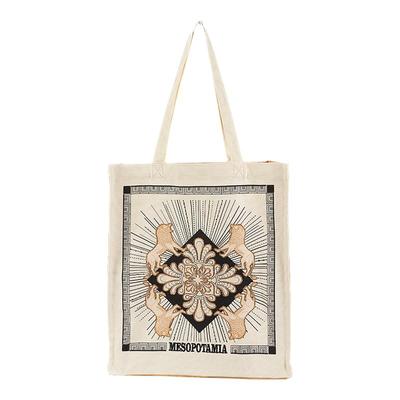 大英博物馆X苏州博物馆亚述系列狮子刺绣帆布包大容量单肩包