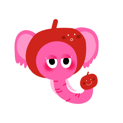 FUNCOO原创设计皮妮象可磁吸可拆卸挂件玩偶毛绒布艺玩具娃娃礼物