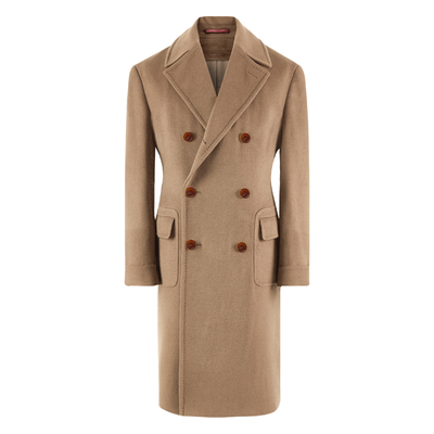 CULTUM全羊毛中长款毛呢大衣男
