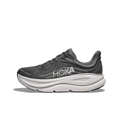 HOKA ONE ONE Bondi 9 舒适运动防滑耐磨透气跑步鞋 男款 灰色