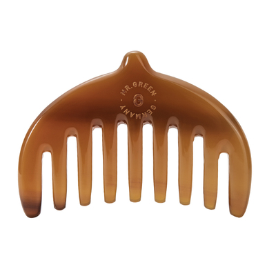 白水牛角梳子按摩穴位头部经络