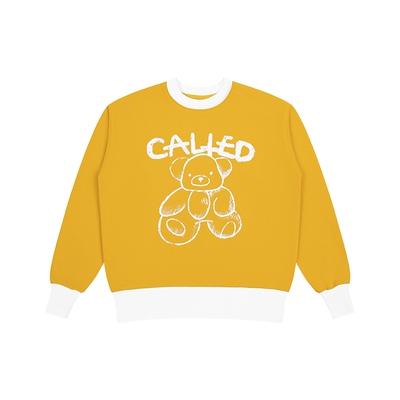 CalledBack黄色饭团熊卫衣