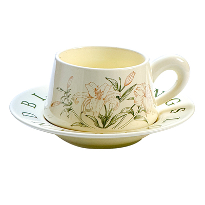 精致咖啡杯碟陶瓷花茶杯子礼盒装