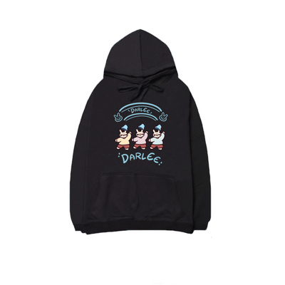 可爱韩版兔子加绒ins连帽卫衣