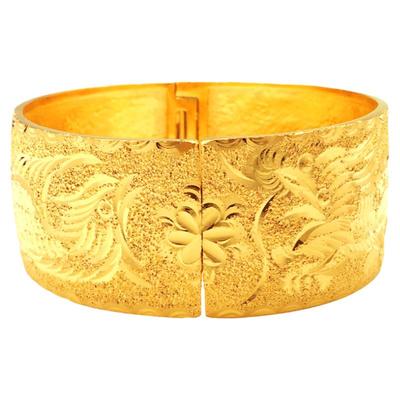 新娘结婚沙金龙凤手镯女