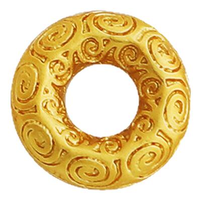 螺纹祥云乾坤圈手链项链闭口隔片