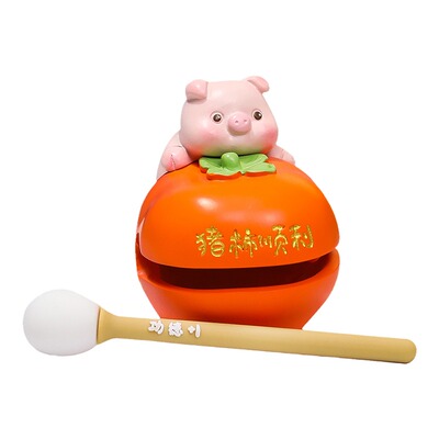 情绪稳定神器敲木鱼解压装饰摆件