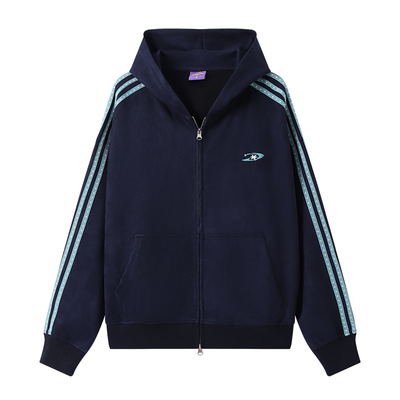 江南先生NewJNXS星宇宙仿麂皮星星织带宽松卫衣裤子休闲情侣套装